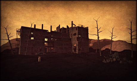 Second Life Marketplace - CRIMARIZON *Destroyed Building* A