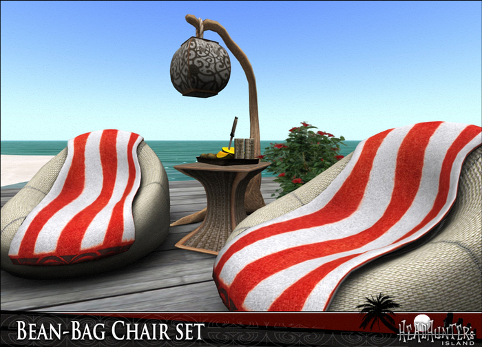 Second Life Marketplace - HeadHunter's Island - Beach lagoon Bean-bag ...