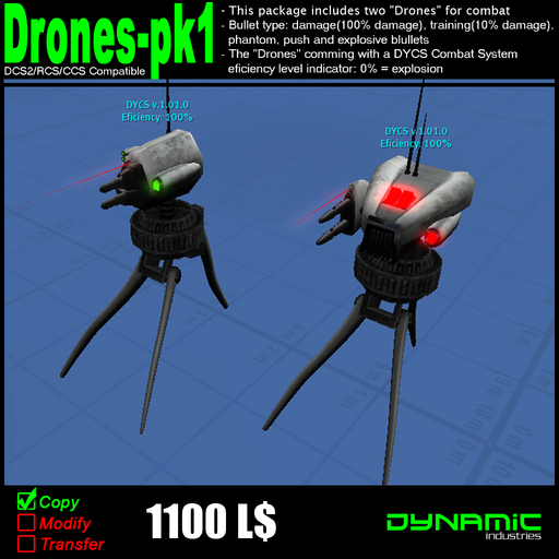 Second Life Marketplace - DRONES-PACKAGE 1