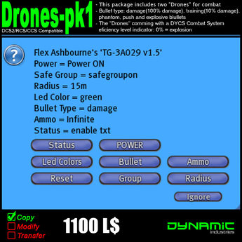 Second Life Marketplace - DRONES-PACKAGE 1