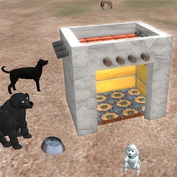 Second Life Marketplace - Pueblo-style Adobe Dog House