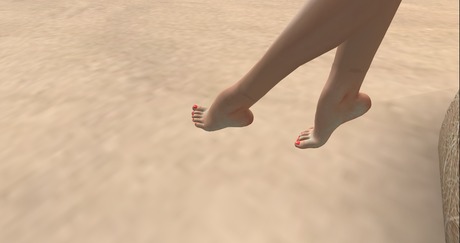 Second Life Marketplace - Tiptoe Bare Feet (Rigged Mesh) Set Promo