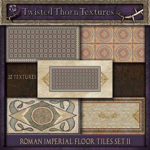 Second Life Marketplace - ~TTT~ Roman Imperial Floor Tiles Set 2 (Commercial Use)