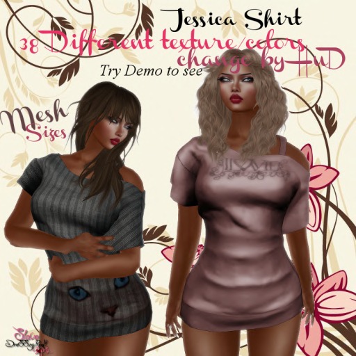 Second Life Marketplace - *S* Jessica Shirt DEMO