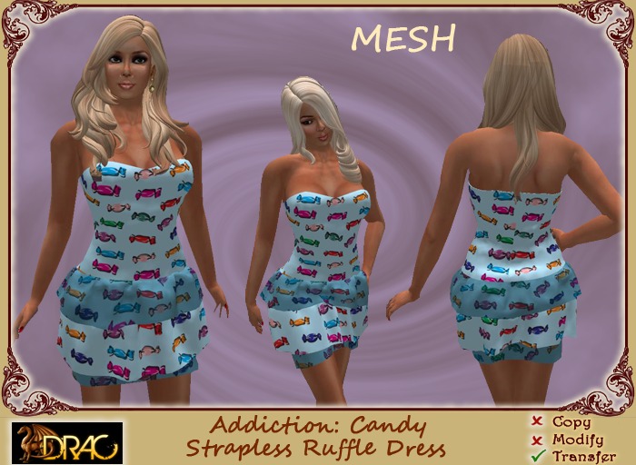 Second Life Marketplace - [Drac] "Retired" Candy Addiction Mesh ...