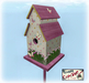 Second Life Marketplace - ~FCD~ Butterfly Garden Birdhouse (pink)