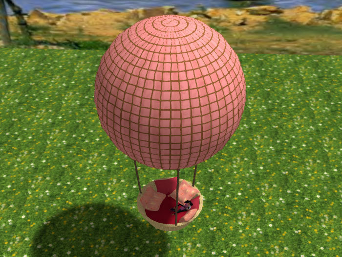 Second Life Marketplace - Hot air balloon 2 couple plus 1 single pose