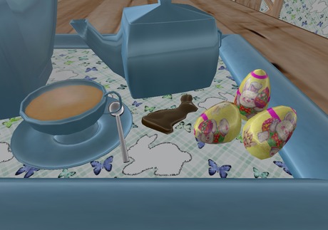 Second Life Marketplace - Emma's Easter Tea Tray