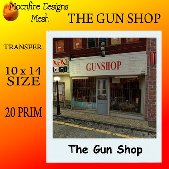 Second Life Marketplace - The Gun Shop - 20 prim - 10 x 14