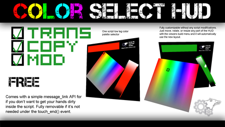 Second Life Marketplace - Color Select HUD