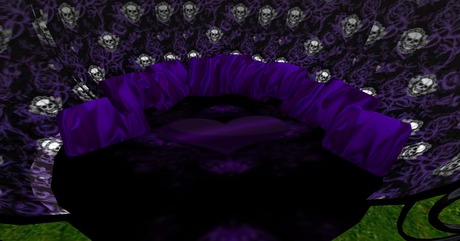 Second Life Marketplace - gothic purple buggy cuddles