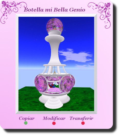 Second Life Marketplace - Botella "Mi Bella Genio"