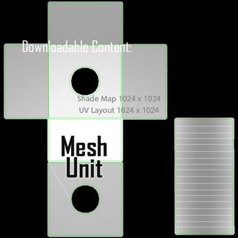Second Life Marketplace - Mesh Unit: Full Perm Multi-purpose compound shape#1 (multi-face ...