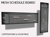 Second Life Marketplace - Mesh Schedule Board (1 hour or 30 min increments)