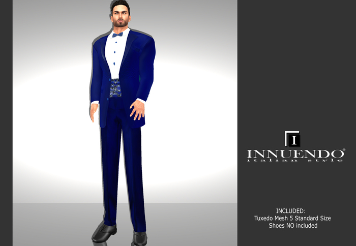 Second Life Marketplace - *ALEXANDER* Blue Tuxedo by INNUENDO Italian Style