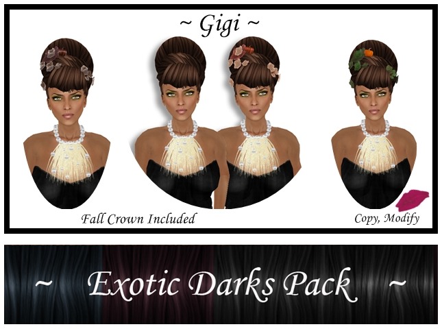 Second Life Marketplace - ~{frou-frou}~ Gigi/Exotic Darks