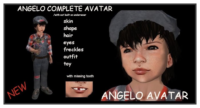 Second Life Marketplace - Angelo Avatar- SALE