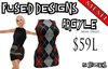 Second Life Marketplace - FUSED Designs Ladies Mesh Argyle Min Dress