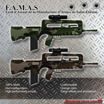 Second Life Marketplace - FAMAS - Pack