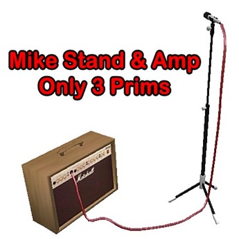 Second Life Marketplace - Mike Stands & Stage