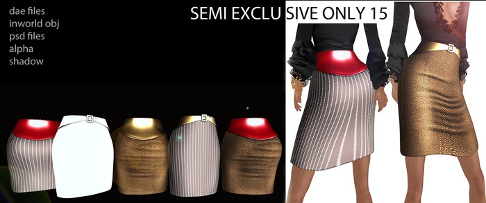 Second Life Marketplace - Ruxy-Full Permission Semi Exclusive Skirt
