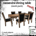 Second Life Marketplace - DMF - Cassandra Dining Table (Mesh) Box