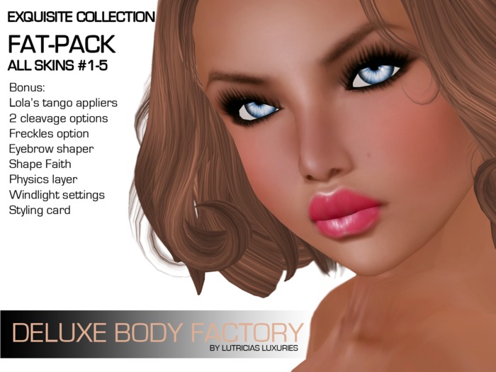 Second Life Marketplace - Exquisite skin collection + Lolas appliers ...