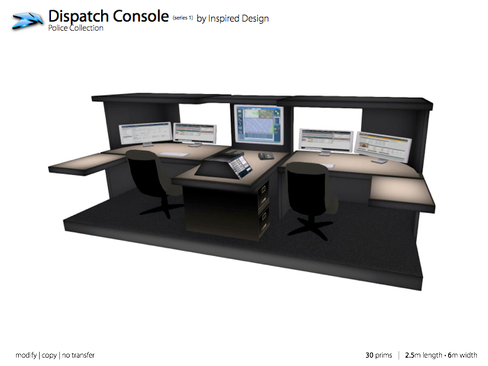 Second Life Marketplace - Inspired Design - Emergency Services Dispatch ...