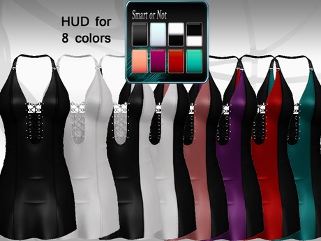 Second Life Marketplace - Dress Leather with HUD