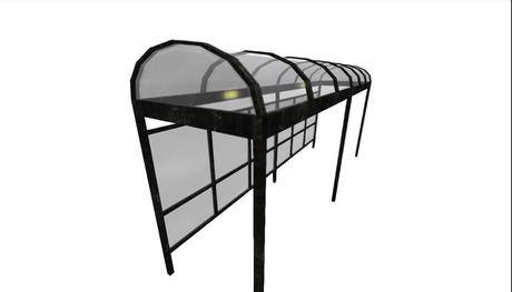Second Life Marketplace - ~Full perm Bus Stop 100% mesh! 3 texture faces