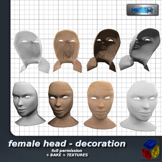 Second Life Marketplace - -LEO- female head decoration -PROMO-