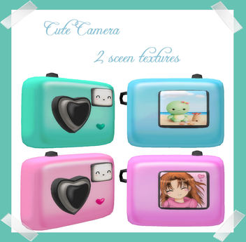 Second Life Marketplace - Full Perm scripted Cute Camera kit for builders