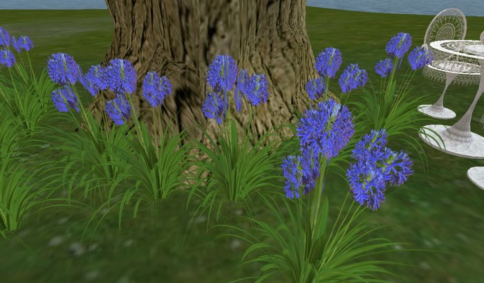 Second Life Marketplace - Cruella's 1 Prim Agaapanthus Lily - Lilac ...