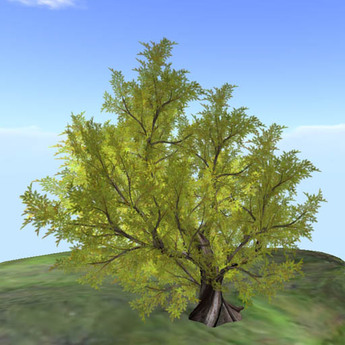 Second Life Marketplace - Sprite's Tree real color lime green