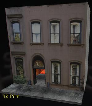 Second Life Marketplace - 2H Building - Brownstone (20x15)