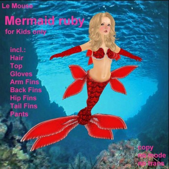 Second Life Marketplace - Mermaid ruby for Kids