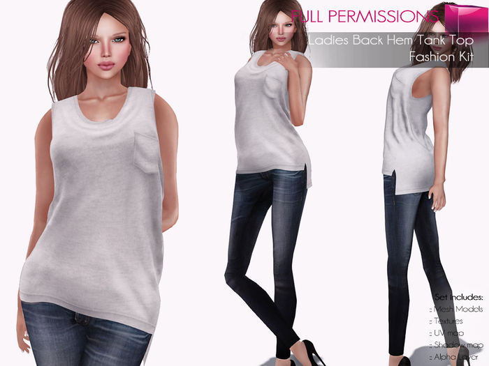 Second Life Marketplace - Full Perm CLASSIC RIGGED MESH Women's Female ...