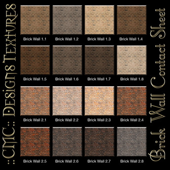 Second Life Marketplace - ::CMC:: - Texture - Brick Walls