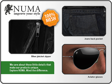 Second Life Marketplace - NUMA / Mesh Complete Outfit / Mark