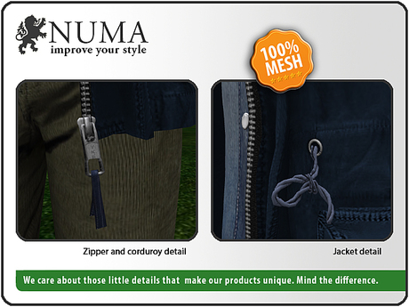 Second Life Marketplace - NUMA / Mesh Complete Outfit / Kurt