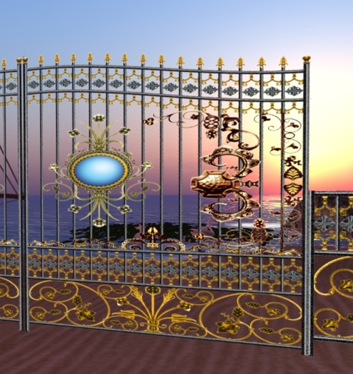 Second Life Marketplace - Wrought iron gates 1