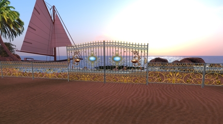 Second Life Marketplace - Wrought iron gates 1