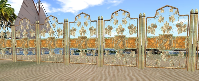 Second Life Marketplace - Antique wrought iron fence