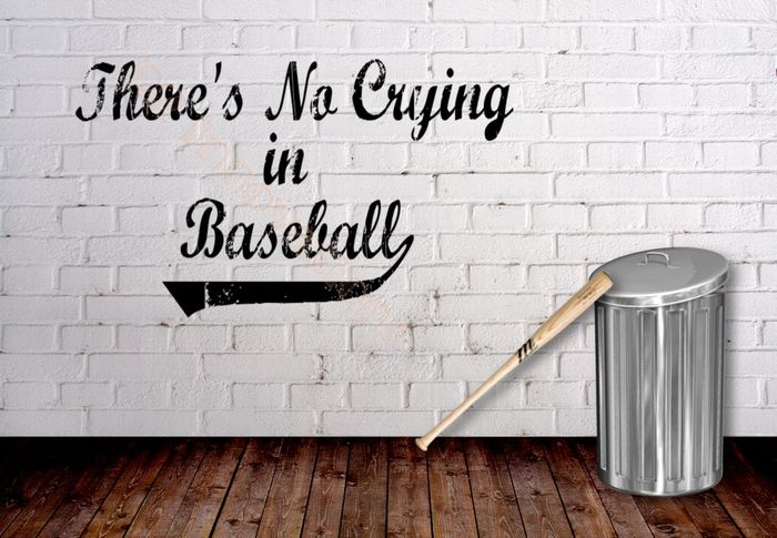 Second Life Marketplace - There's No Crying In Baseball wall decal