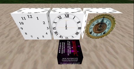 Second Life Marketplace - MW Clock kit fat pack scripts textures and ...