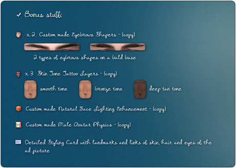 Second Life Marketplace - Proportionate Standard Sizing Male Shapes ...
