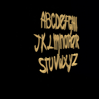 Second Life Marketplace - ALPHABET LETTERS