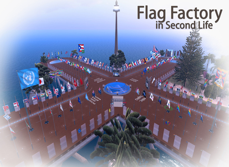 Second Life Marketplace - FLAGS * Flexi Flags 21 Scripted realistic ...