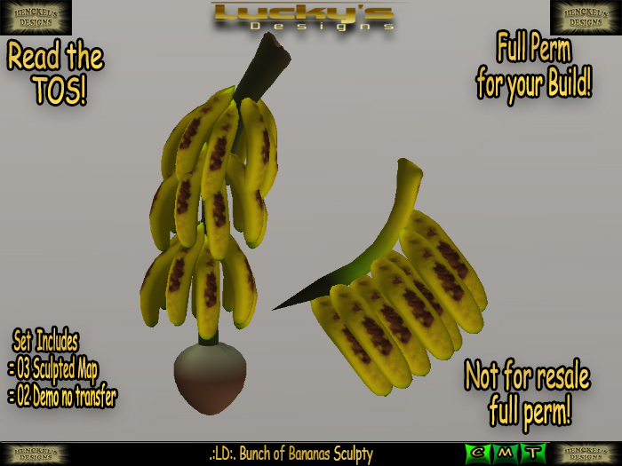 Second Life Marketplace - .:LD:. Bunch of Bananas