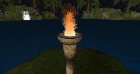 Second Life Marketplace - Japanese Stone Torch